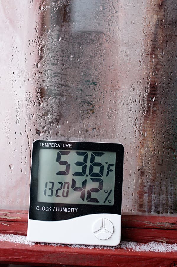 Humidity Indicator is Indicated on the Hygrometer of the Device. an ...