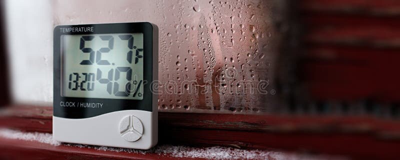 Humidity Indicator is Indicated on the Hygrometer of the Device. an ...