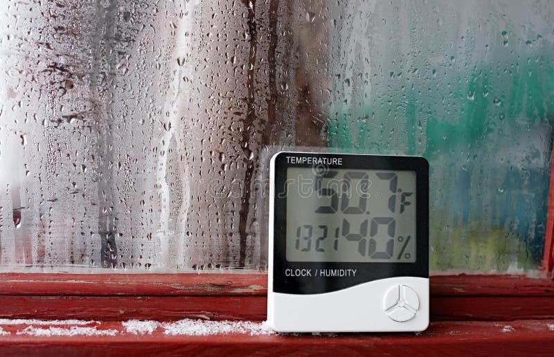 Humidity Indicator is Indicated on the Hygrometer of the Device. an ...