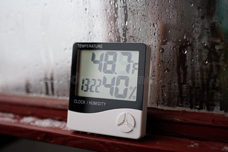 Humidity Indicator is Indicated on the Hygrometer of the Device. an ...