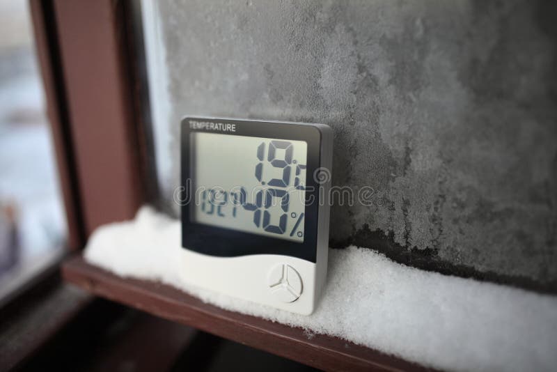 The Humidity Indicator is Indicated on a Hygrometer Installed on the ...