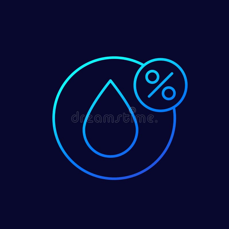 Water Drop Icon and a Check Mark Stock Vector - Illustration of inspection, vector: 225763620
