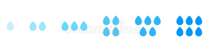 Humidity Meter. Humidity Levels Icon Stock Illustration - Illustration ...