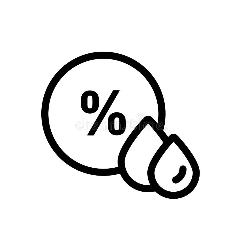 Humidity Sensor Icon Ideal for Weather and Climate Monitoring Stock ...