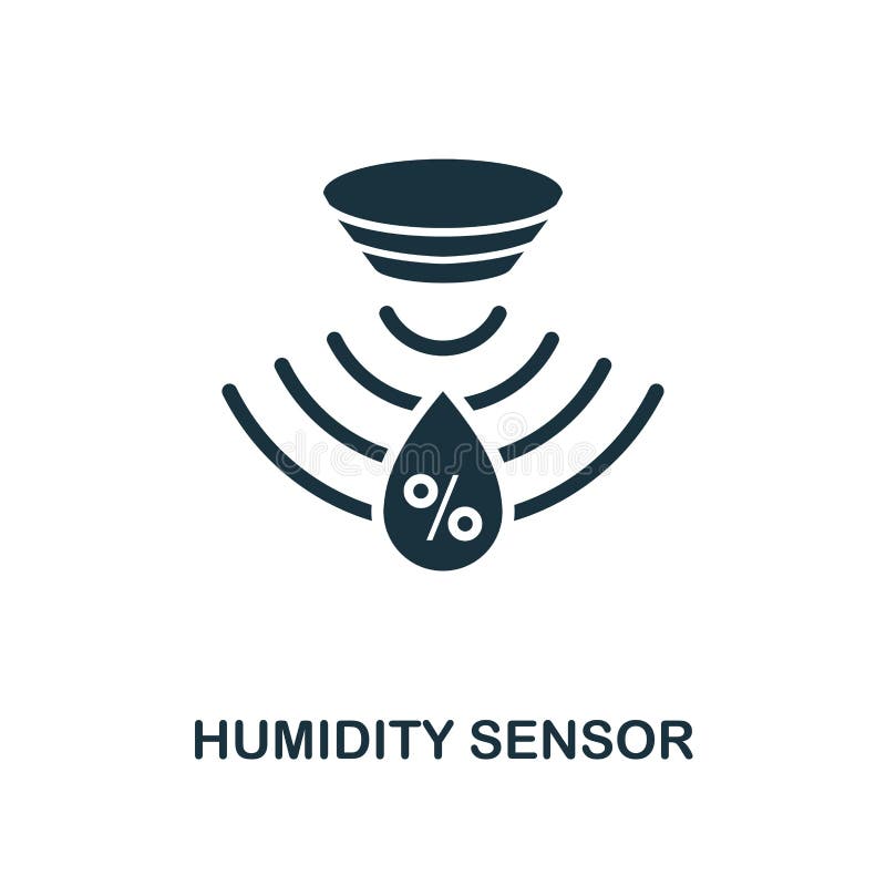 Humidity Sensor Icon from Sensors Icons Collection. Creative Two Colors ...