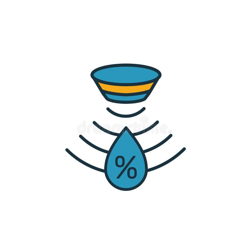 Gas Sensor Icon. Simple Element from Sensors Icons Collection Stock ...