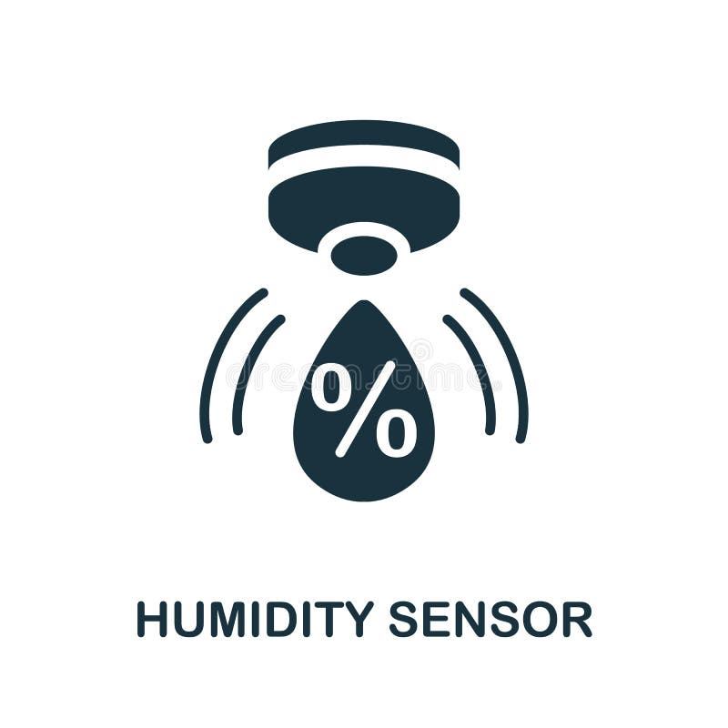 Humidity Sensor Icon. Simple Element from Sensors Icons Collection ...