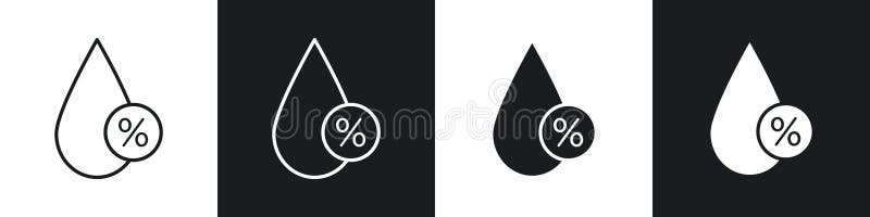 Humidity icon stock illustration. Illustration of clear - 341326368