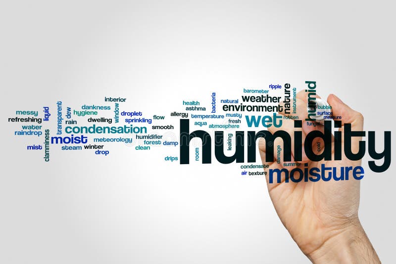 Humidity word cloud stock photo. Image of droplet, interior - 90730702