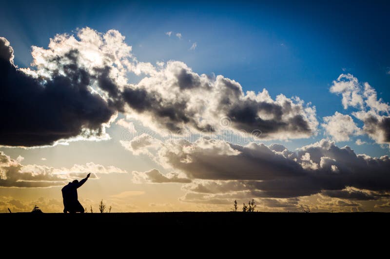 Humility before God stock photo. Image of meditation - 27626538