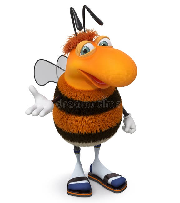 Humla 3d stock illustrationer. Illustration av rörelse - 61306290