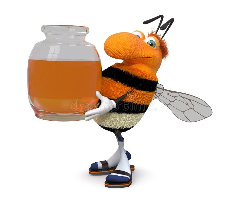 Humla 3d stock illustrationer. Illustration av rörelse - 61306290