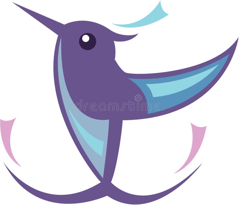 Humming bird Icon stock vector. Illustration of nature - 62476870