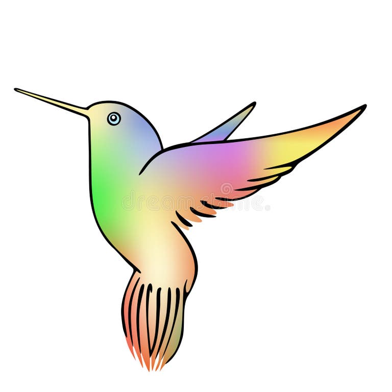 Colored Hummingbird Stock Illustrations – 2,136 Colored Hummingbird ...