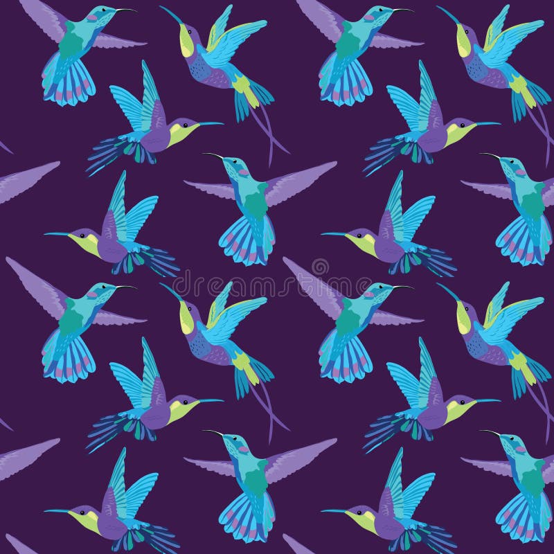 Hummingbird Background stock vector. Illustration of romantic - 51756048