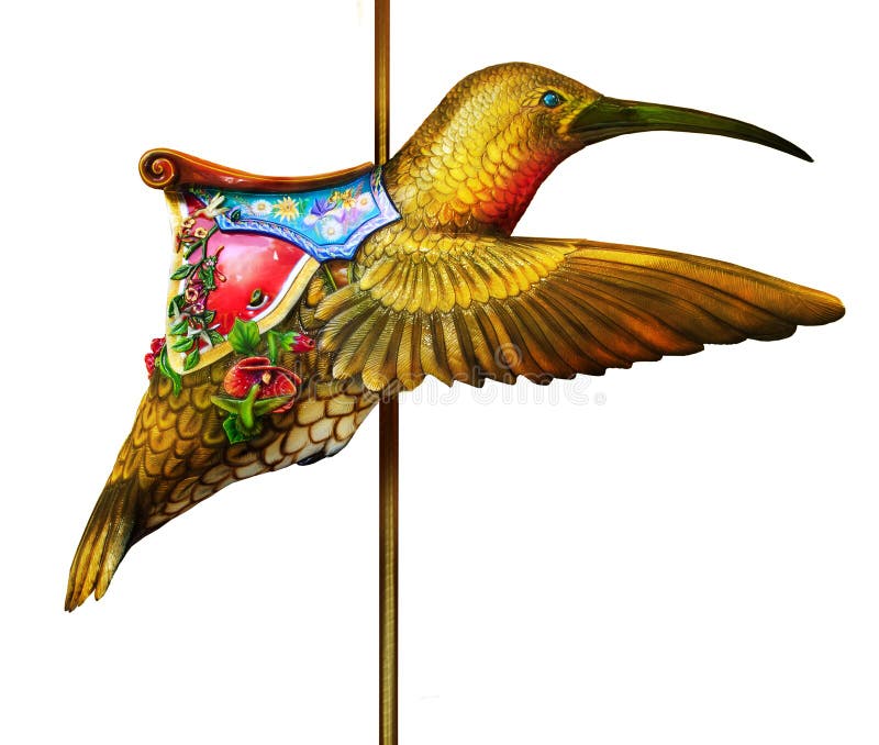 Hummingbird carousel стоковое изображение. изображение насчитывающей ...