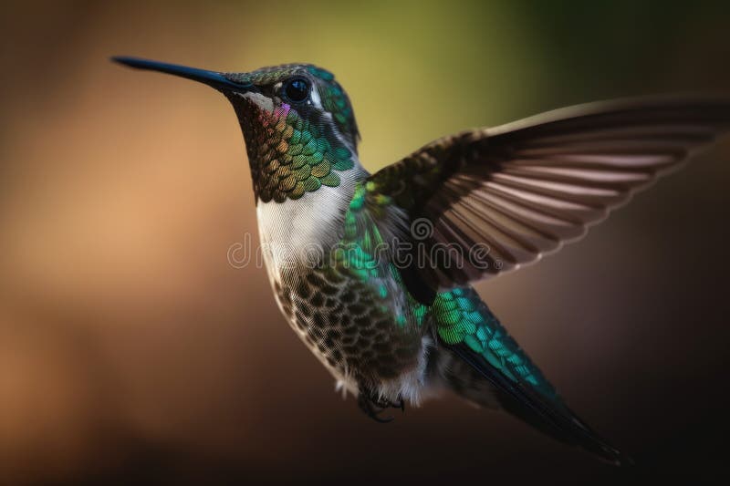 Hummingbird Fluttering Stock Illustrations – 97 Hummingbird Fluttering ...