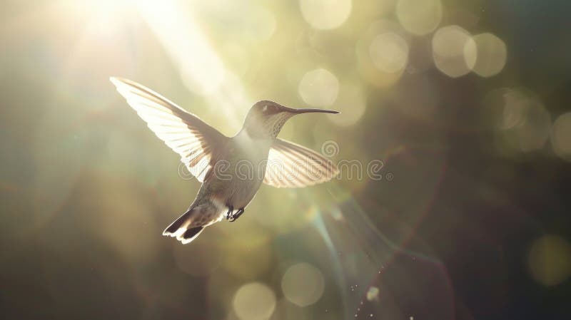 A Hummingbird Flying through the Air. Perfect for Nature and Wildlife ...
