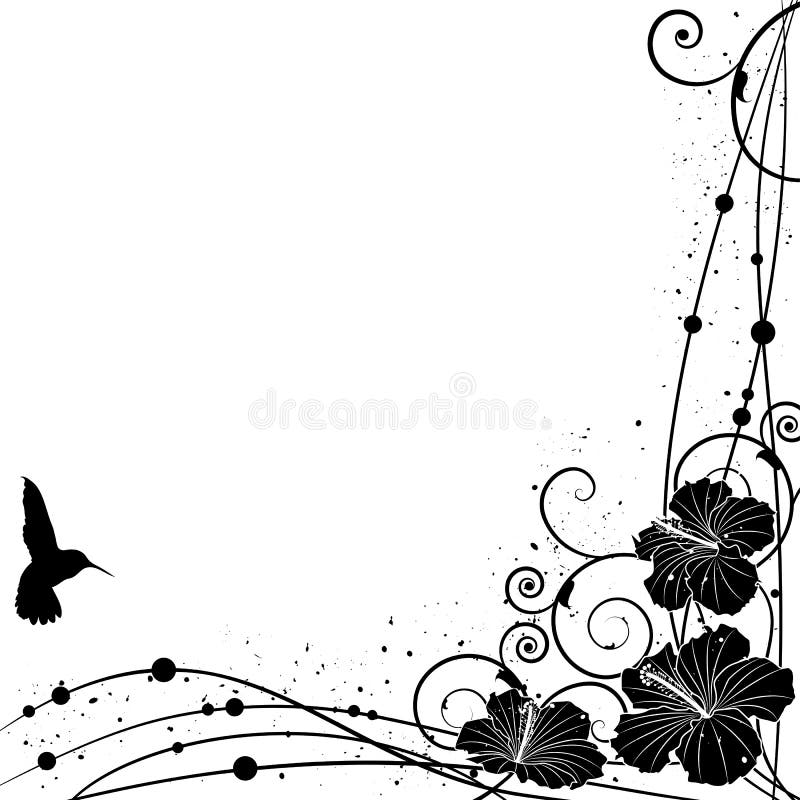 Hummingbird Border Stock Illustrations – 771 Hummingbird Border Stock ...