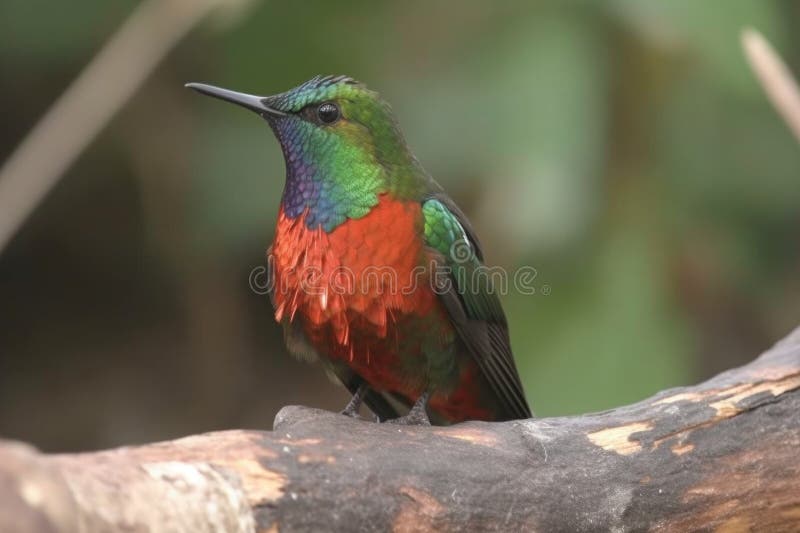 Hummingbird Learning To Fly in Slow Motion, with Its Wings Fluttering ...