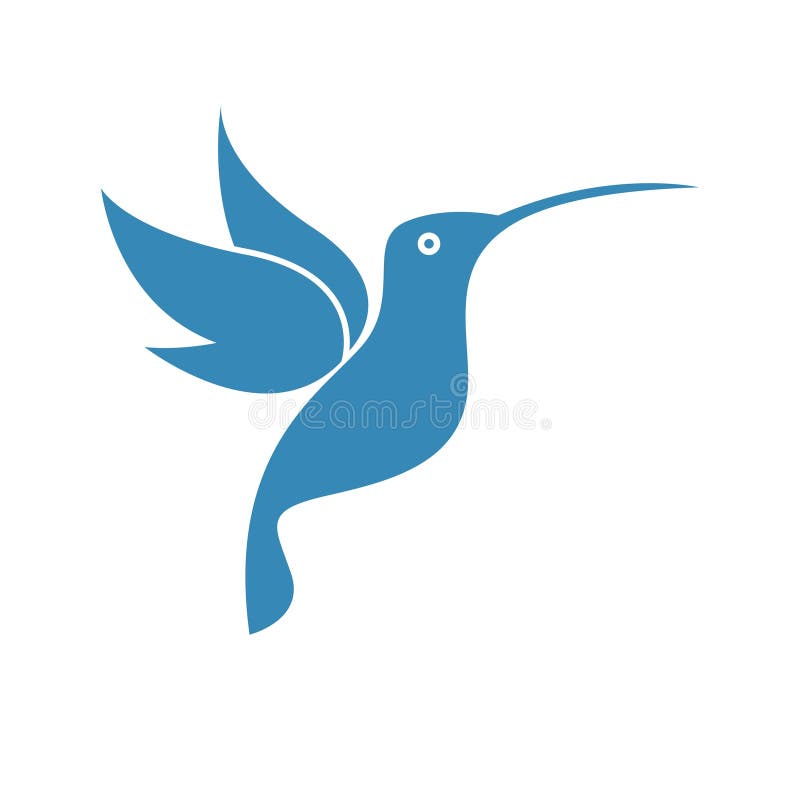 Hummingbird Logo Icon Design Stock Vector - Illustration of elegant ...