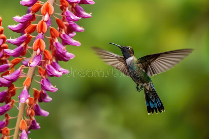 Hummingbird Fluttering Stock Illustrations – 97 Hummingbird Fluttering ...