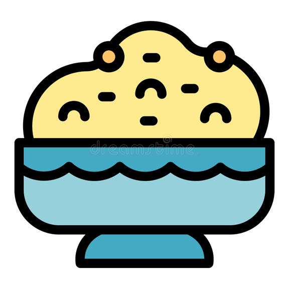 Hummus Bread Icon Vector Flat Stock Vector - Illustration of snack ...