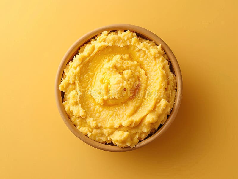 Hummus, Equally Spaced, on a Light Background, Isometric Angle, Macro ...