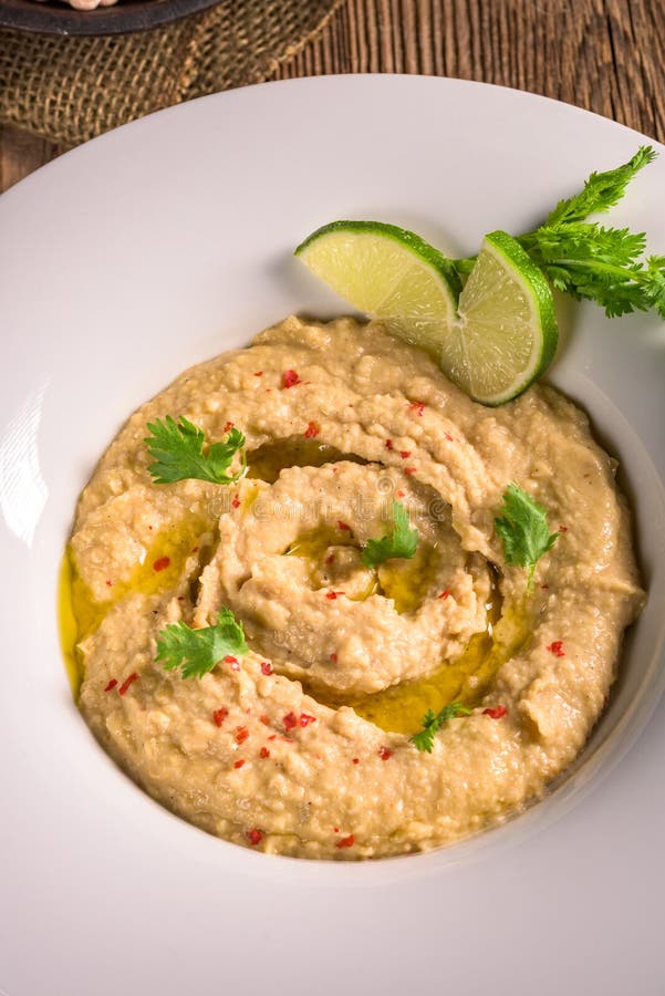 Hummus stock image. Image of diet, arab, fresh, closeup - 57701319