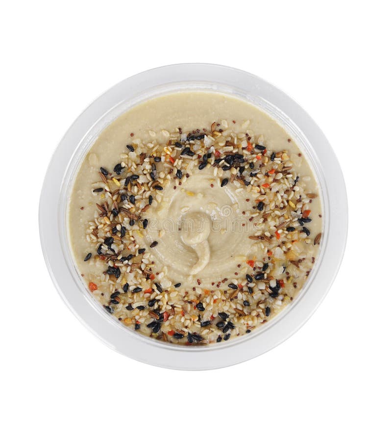 Top View of Hummus Dip stock photo. Image of isolated - 34691812