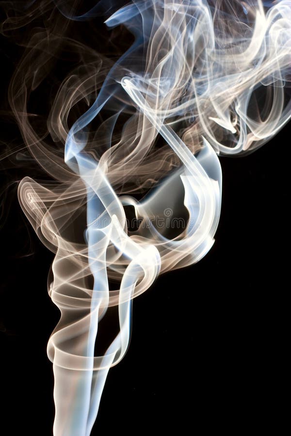 Humo imagen de archivo. Imagen de profundamente, resplandeciente - 6910825