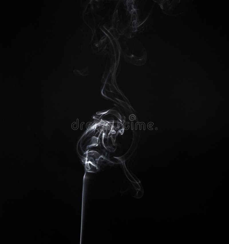 Humo Aislado Vertical Del Aromastick Foto de archivo - Imagen de ...