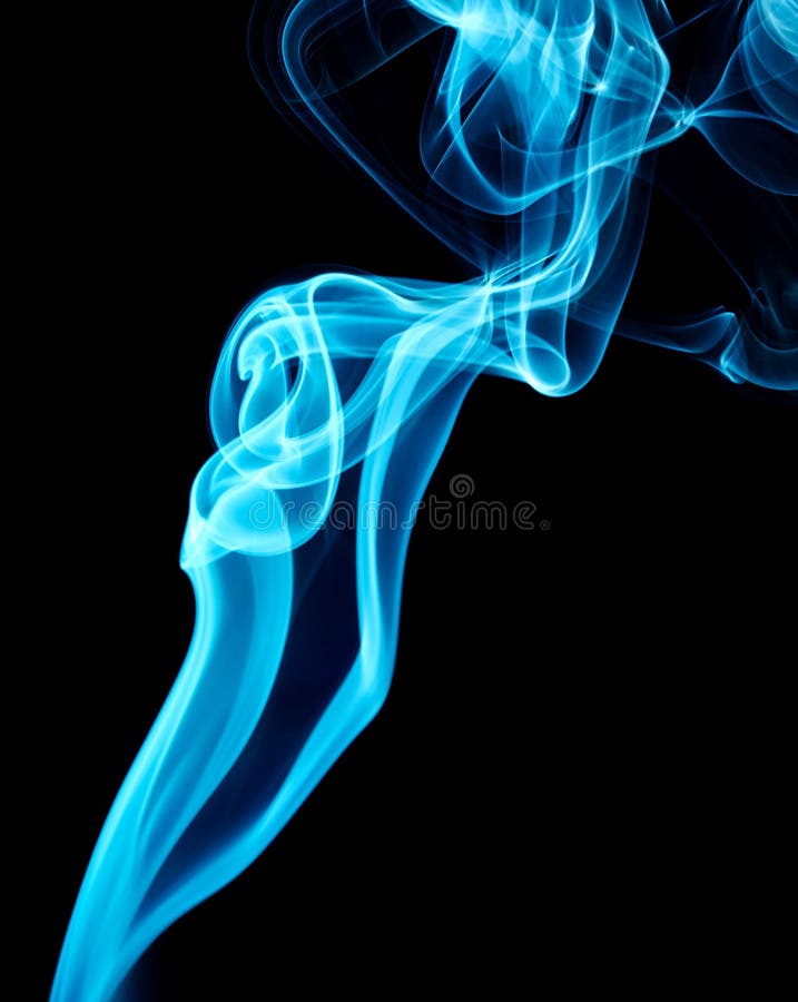Humo azul imagen de archivo. Imagen de azul, concepto - 59205071