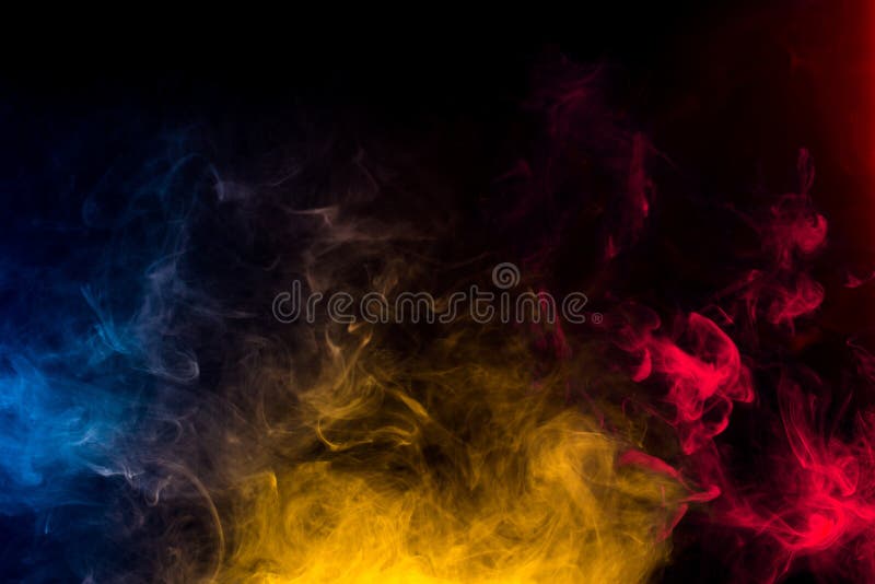 Humo Amarillo En El Fondo Blanco Imagen de archivo - Imagen de fuego ...