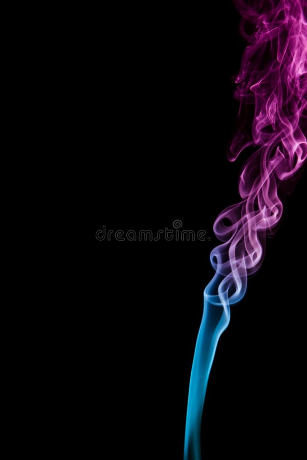 Humo azul y rojo foto de archivo. Imagen de efecto, quemadura - 132535180