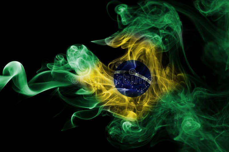 Humo De La Bandera Del Brasil Foto de archivo - Imagen de nuevo ...