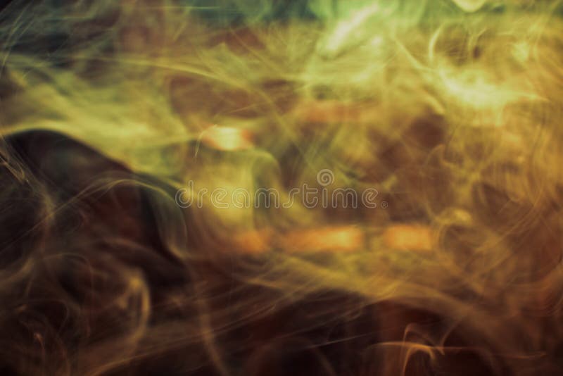 Humo de oro imagen de archivo. Imagen de humo, forma - 27490205