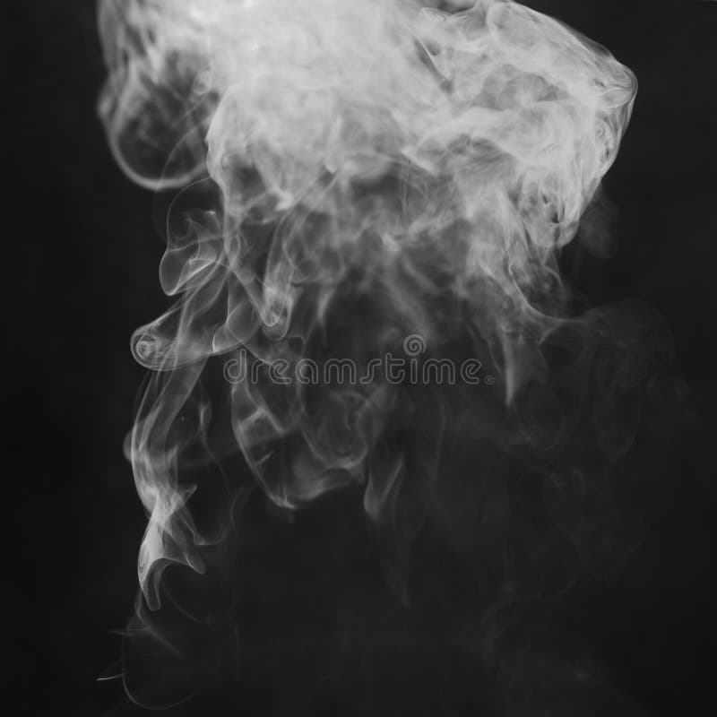 Humo gris en negro foto de archivo. Imagen de oscuro - 152229686