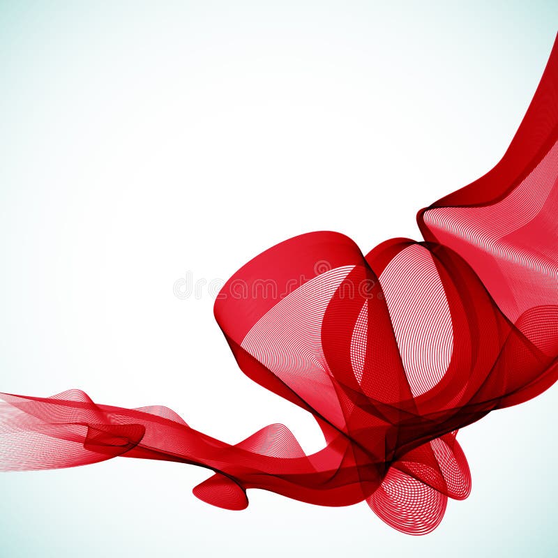 Humo rojo ilustración del vector. Ilustración de aroma - 15252115