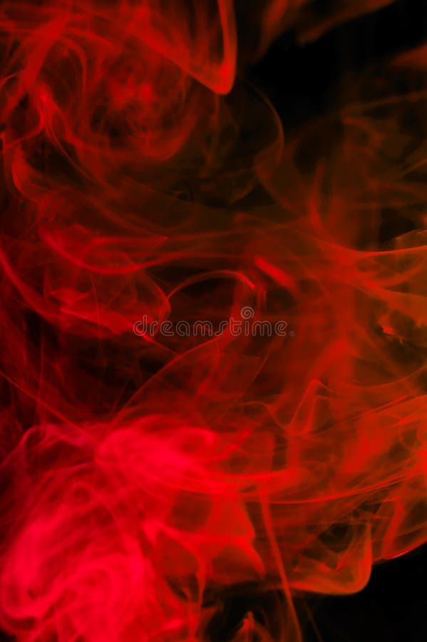 Humo rojo abstracto foto de archivo. Imagen de forma - 10524152