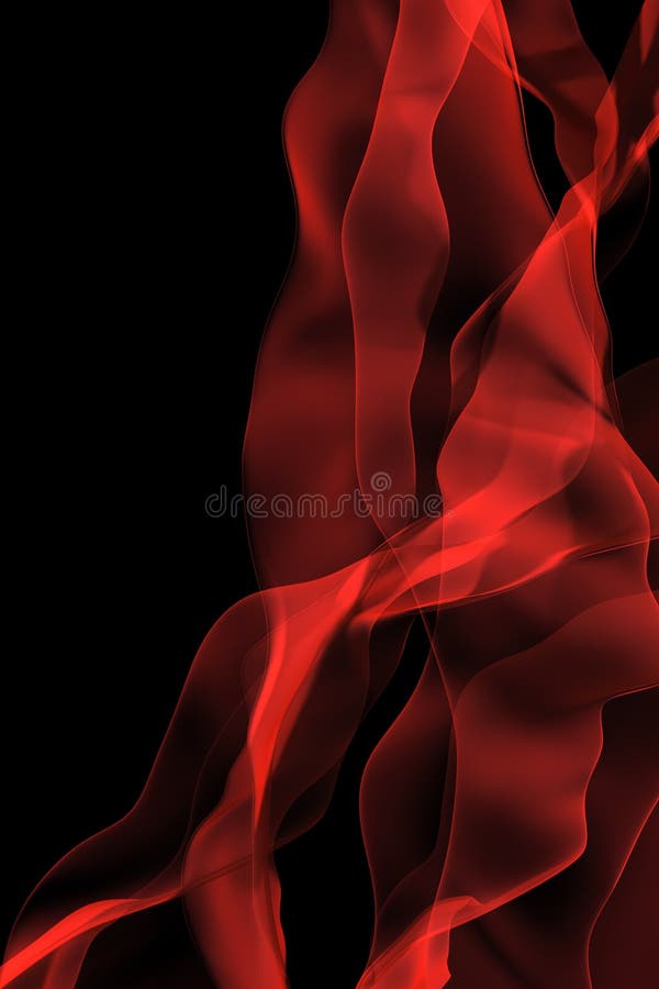 Humo rojo, horizontal stock de ilustración. Ilustración de humo - 12355954