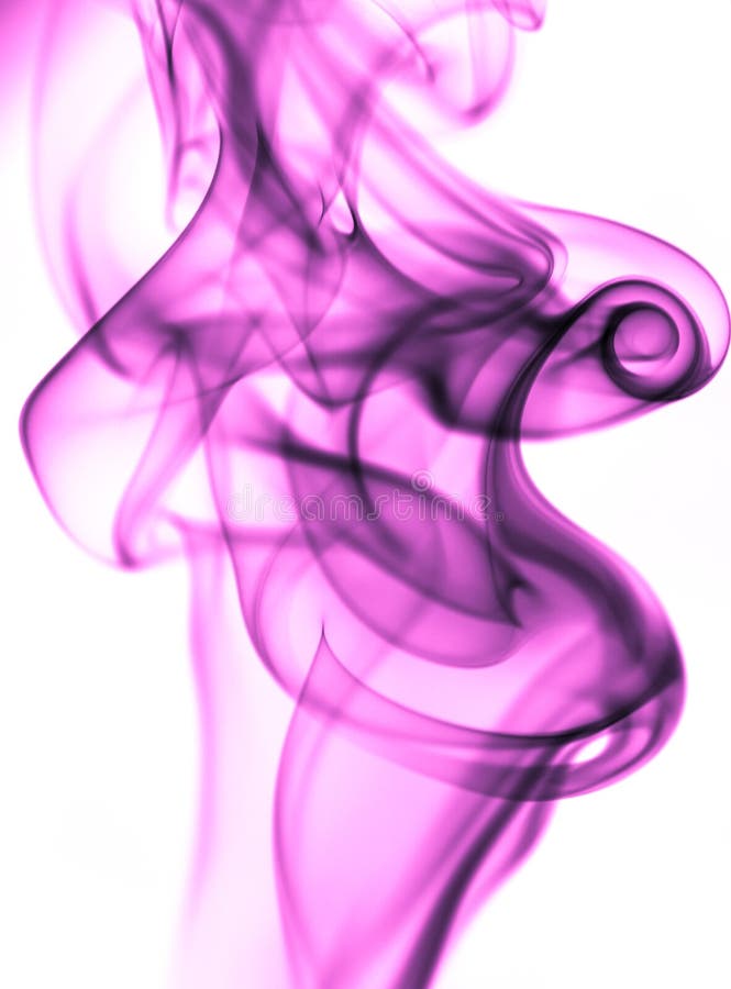 Humo Rosado En El Fondo Blanco Imagen de archivo - Imagen de humos ...