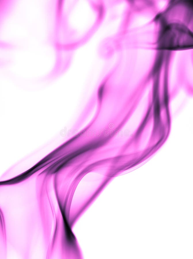 Humo Rosado En El Fondo Blanco Foto de archivo - Imagen de arte ...