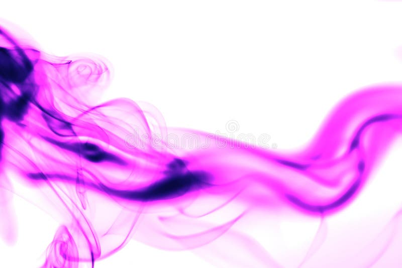 Humo Rosado En El Fondo Blanco Imagen de archivo - Imagen de fondo ...