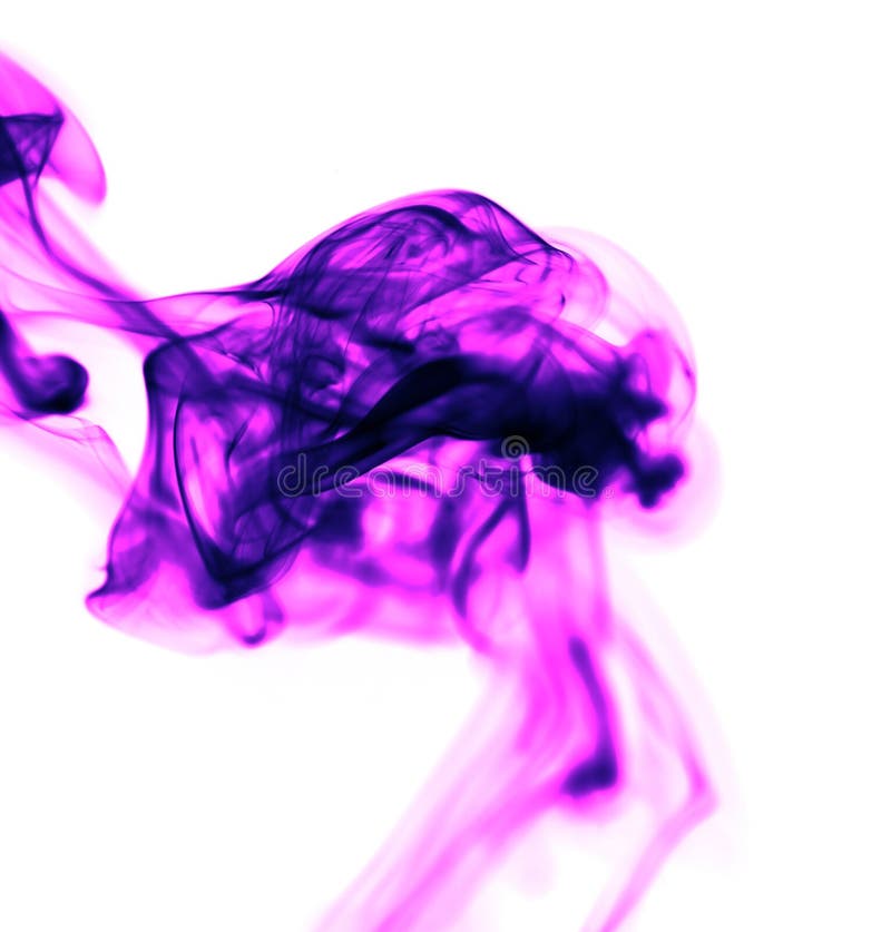 Humo Rosado En El Fondo Blanco Foto de archivo - Imagen de elegante ...