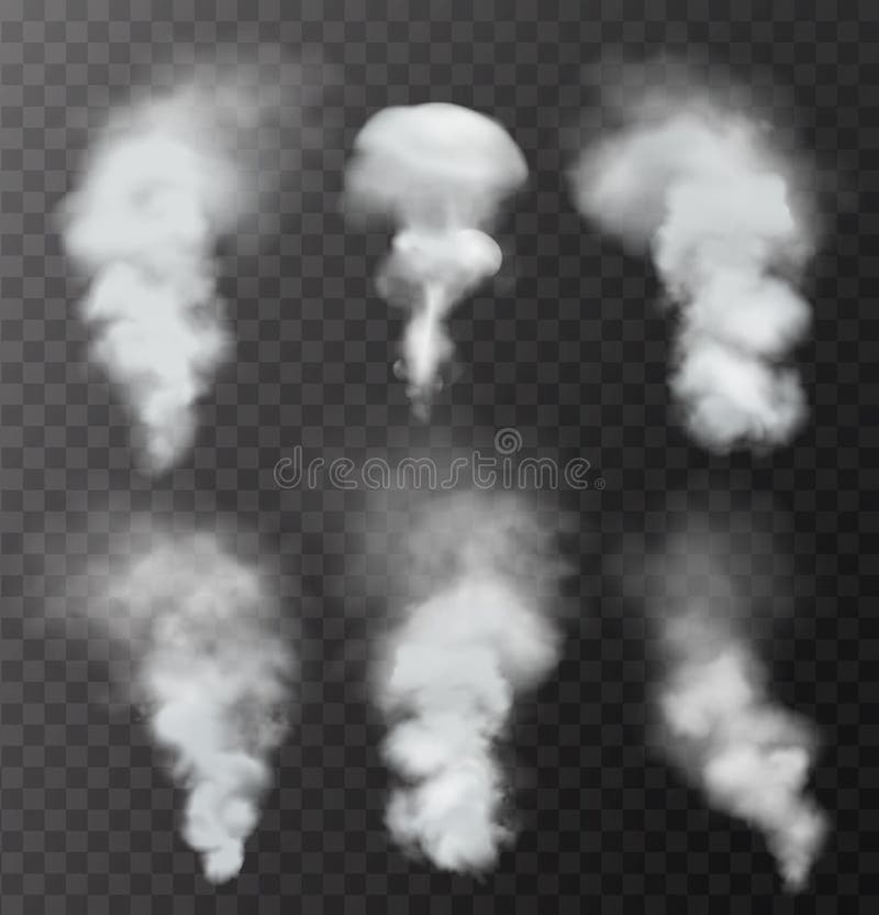 Humo transparente Vector ilustración del vector. Ilustración de arte ...