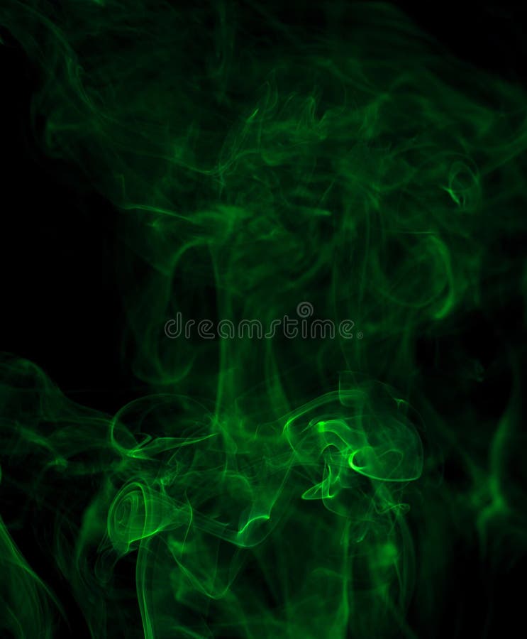 Humo verde. imagen de archivo. Imagen de niebla, incensario - 32057455