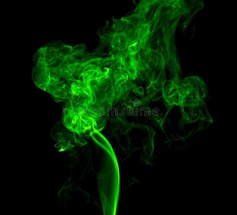 Humo verde. foto de archivo. Imagen de onda, nocivo, liso - 36970948