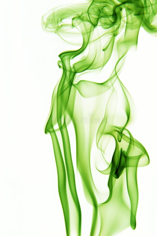 Humo verde abstracto imagen de archivo. Imagen de concepto - 24597465
