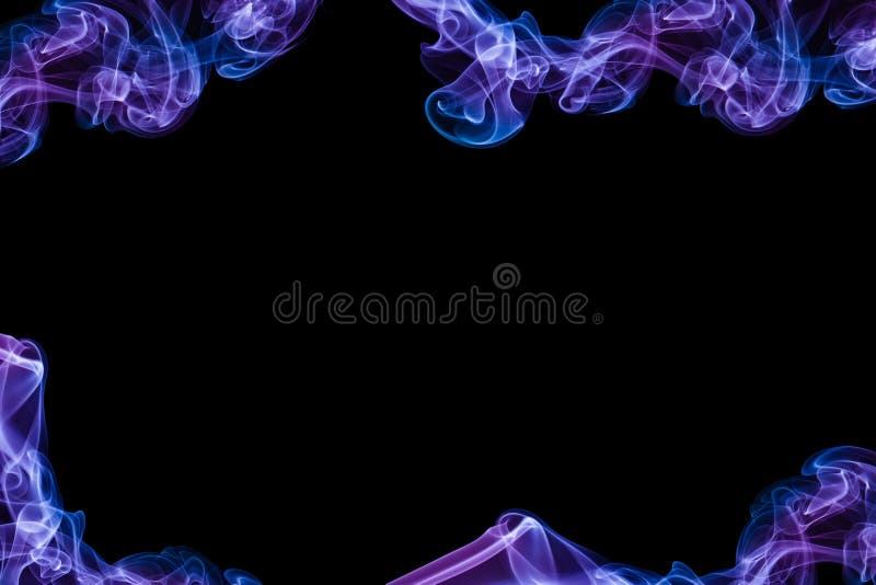 Humo Violeta En Fondo Negro Foto de archivo - Imagen de violeta, humo ...